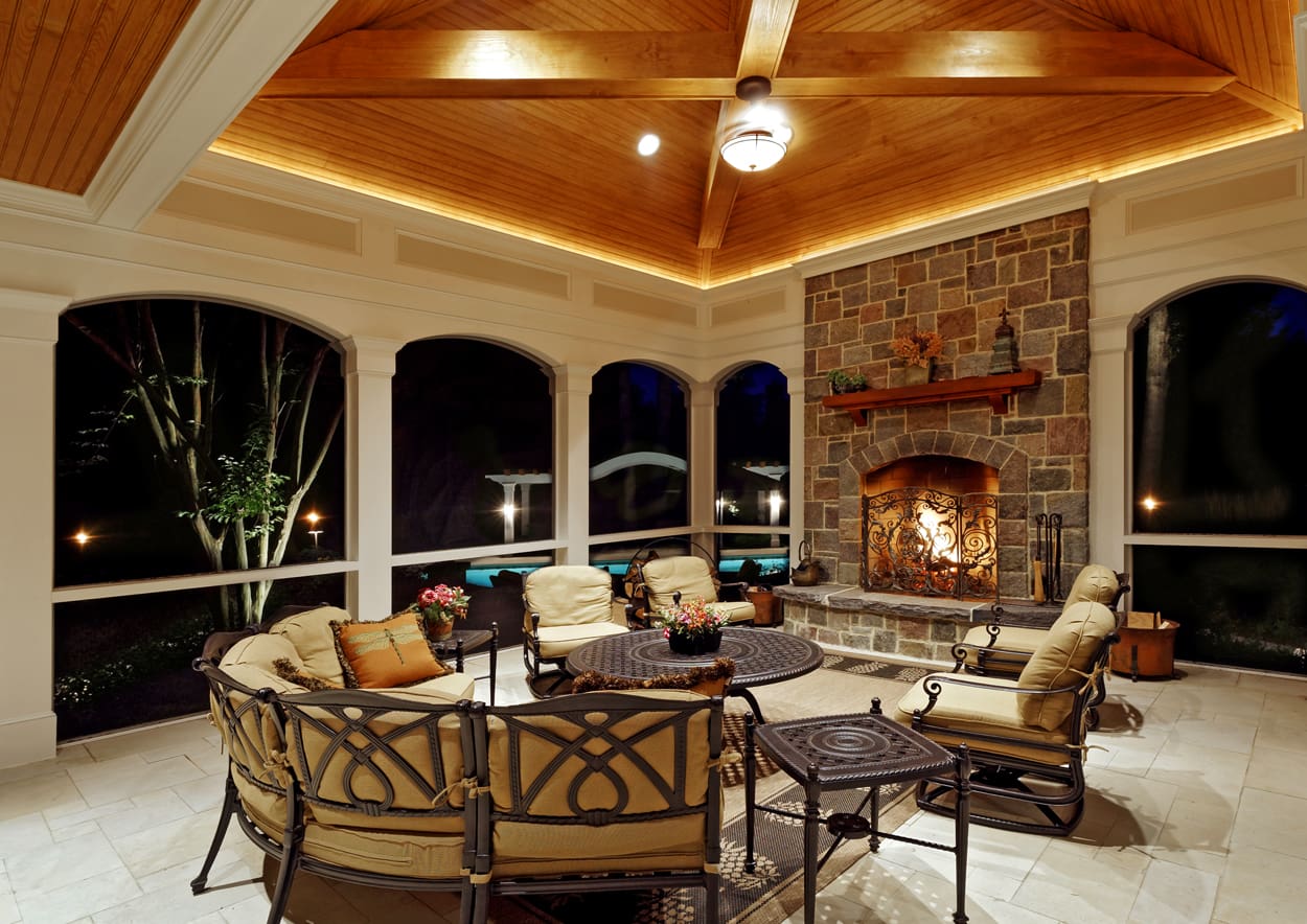 Landscape & Porch Design in Great Falls Virginia Takes the Mundane to ...