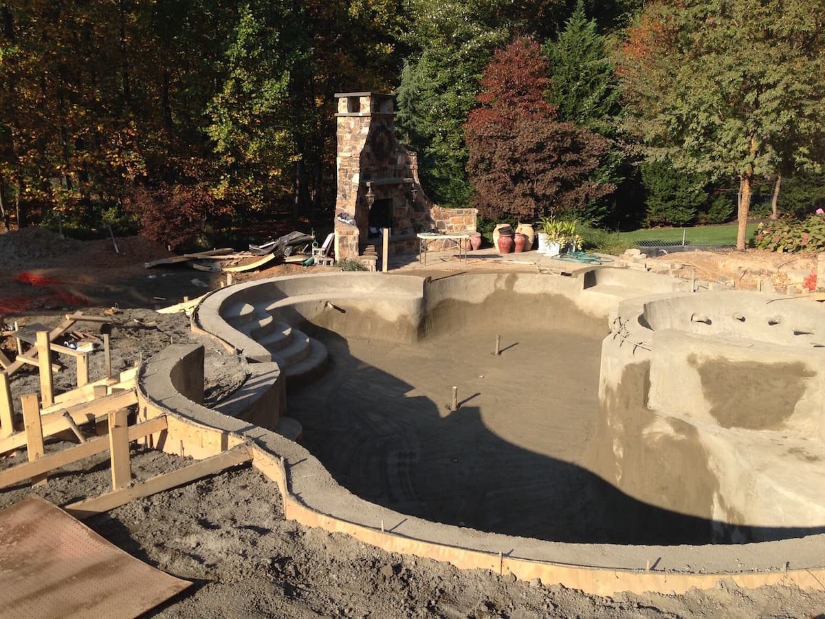 A "Right-Sized" Swimming Pool Design In Herndon Virginia